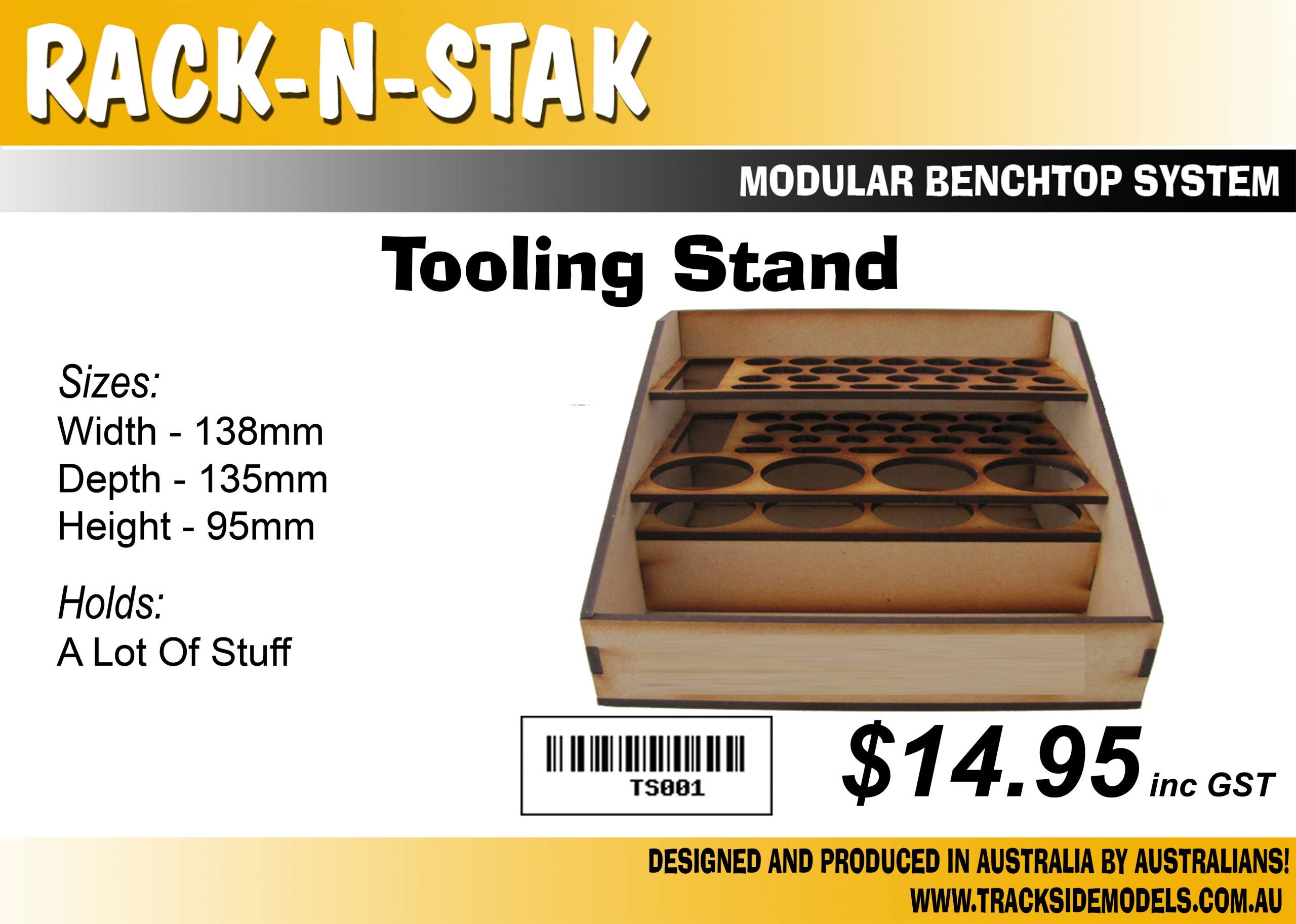 RACK N STAK – TOOLING STAND – TS001 | The Model Emporium Hobby Store ...