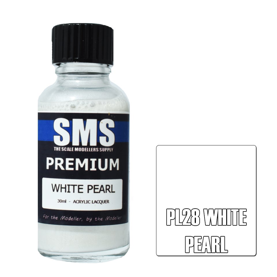 Scale Modellers Supply Premium White Pearl 30ml PL28 Lacquer Paint ...