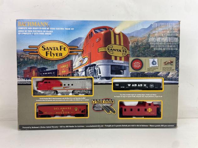Bachmann Set Santa Fe Flyer, HO Scale, EZ Track BAC00647 | The Model ...