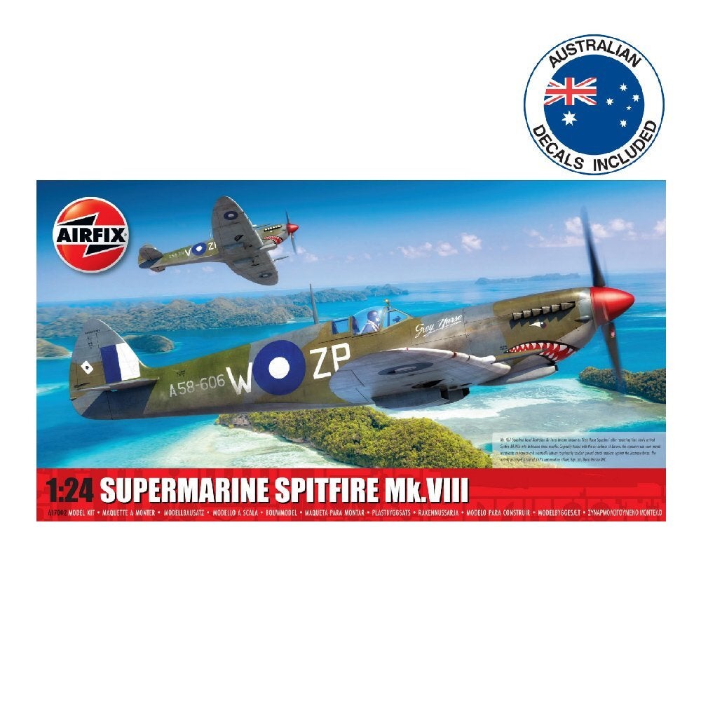 Airfix - Supermarine Spitfire Mk.VIII Australian Decal Scheme - 1:24 ...