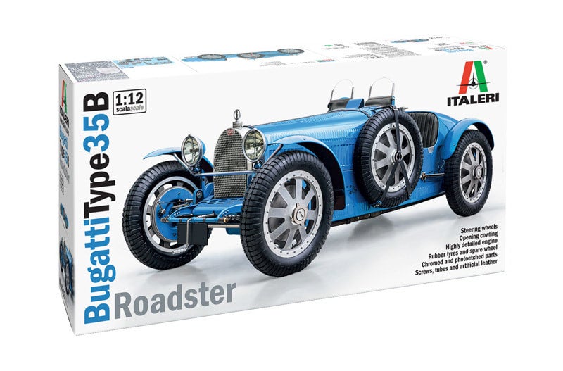 Italeri 1/12 Bugatti Type 35B Plastic Model Kit | The Model Emporium ...