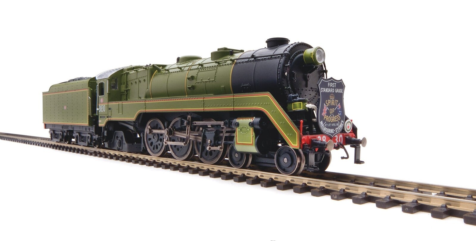 AUSTRALIAN MODEL RAILWAY HO C38 CLASS 4-6-2 'PACIFIC' EXPRESS PASSENGER ...